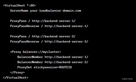 jtti：apache服务的反向代理及负载均衡怎么配置 apache负载均衡配置 csdn博客