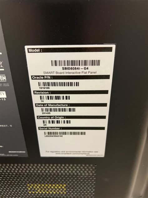 Smart Board 8084i G4 For Sale