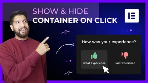 Show And Hide Containers On Click In Elementor With JQuery And CSS