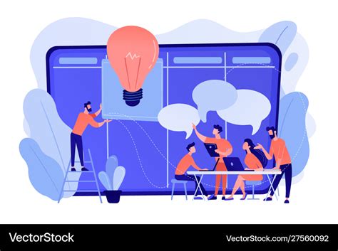 Managers Workshop Concept Royalty Free Vector Image