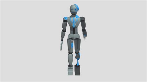 Zombie Robot 1 3d Model By Hollow Vizion [84a6cfd] Sketchfab
