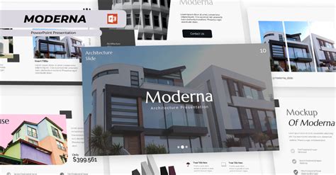Moderna Architectures Powerpoint Presentation Template