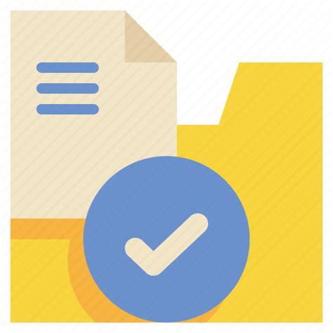 Check File Folder Icon Download On Iconfinder