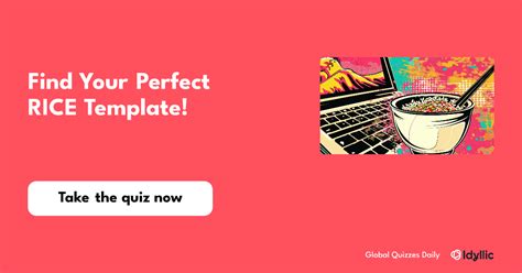Find Your Perfect Rice Template Find Your Perfect Rice Template
