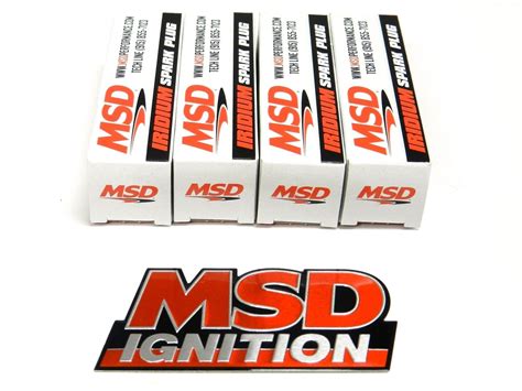 Msd Iridium Spark Plugs For 03 06 Mercedes Benz Clk500 Free Msd