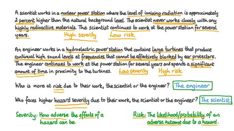 Question Video Health And Safety In Experiments Nagwa