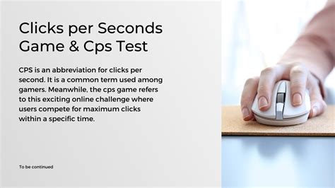 Ppt Click Speed Test Cps Test Explaination Presentation Powerpoint