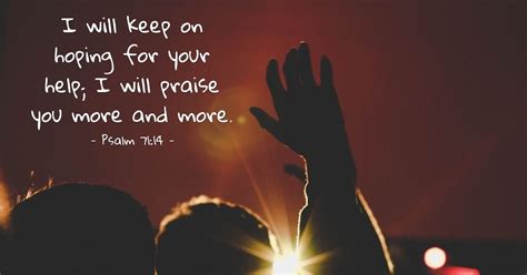 Hoping For Help Passion For Praise
