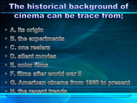 Solution Philippine Cinema Studypool