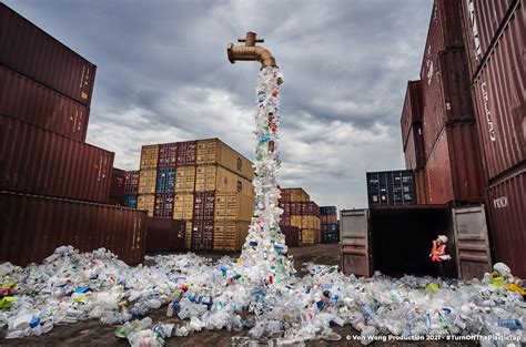 Giant Plastic Tap Brings Attention To Our Devastating Plastic Problem