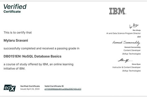 Edx Ibm Edx Mylaru Sravani