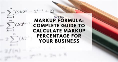 Markup Formula Complete Guide To Calculate Markup Percentage For Business Profitability Markup Formula Complete Guide To Calculate Markup Percentage For Business Profitability