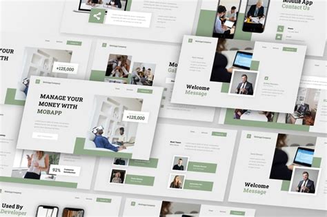 Mobapp Mobile App Keynote Template Incl App And Device Envato
