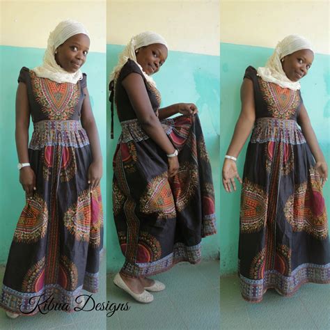 Kibua Designs: DASHIKI MAXI DRESS