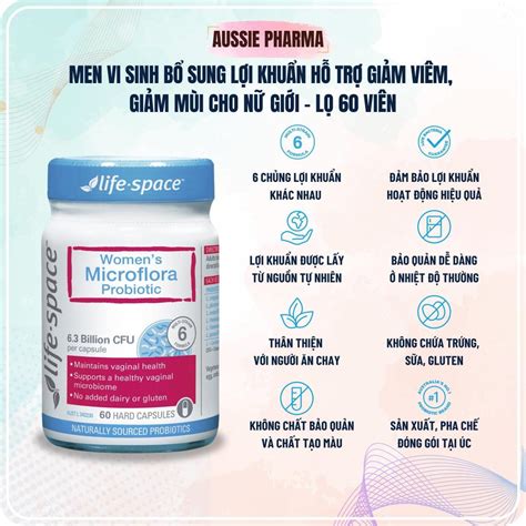 Men Vi Sinh C Life Space Ph C H I H Vi Sinh M O Life Space Womens Microflora Probiotic