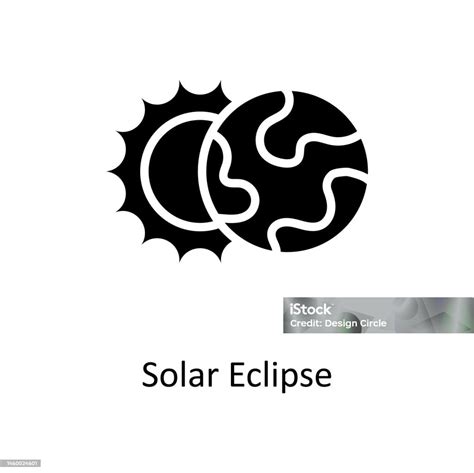 일식 벡터 솔리드 아이콘 디자인 그림입니다 흰색 배경에 공백 기호 Eps 10 파일 0명에 대한 스톡 벡터 아트 및 기타 이미지