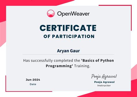 Aryan Gaur On Linkedin Im Happy To Share That Ive Obtained A New Certification Basics Of