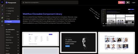 the 7 best webflow component libraries webonlabs