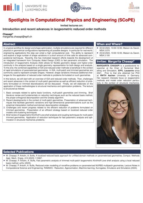 Scope Isogeometric Reduced Order Methods Data Driven Computational