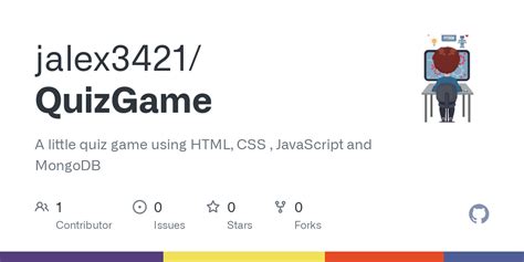 Github Jalex3421quizgame A Little Quiz Game Using Html Css