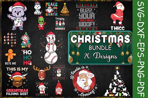 Christmas SVG Bundle Graphic By Turtle Rabbit Creative Fabrica