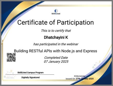 Dhatchayini K On Linkedin Nodejs Express Restfulapi Webdevelopment Skillbuilding