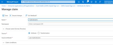 Azure Single Sign On For Excel Add In
