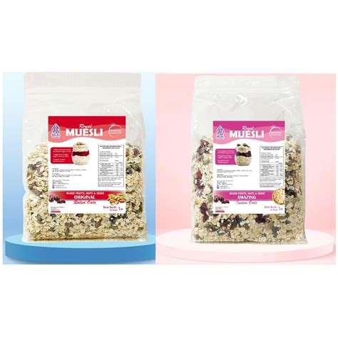 Jual Royal Muesli Kemasan Hemat 1 Kg Shopee Indonesia