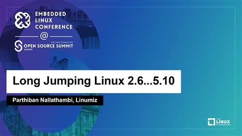 Long Jumping Linux 26510 Parthiban Nallathambi Linumiz Youtube