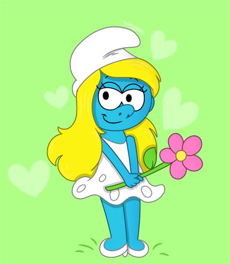 The Lovely Smurfette By Lunakittyfox On Deviantart