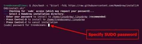 how to install and use homebrew package manager on linux trend oceans
