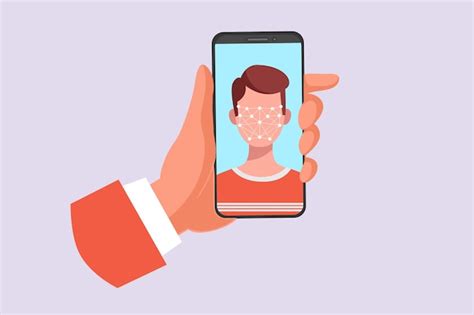 Premium Vector Face Recognition Voice Authentication And Retina