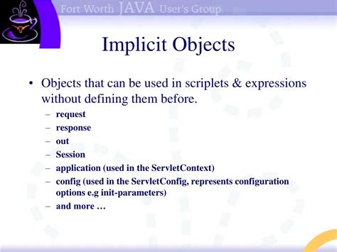 ppt jsp implicit objects and directive elements powerpoint presentation id 5909637