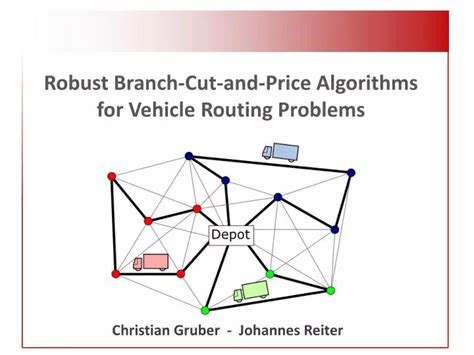 Ppt Robust Branch Cut And Price Algorithms For Vehicle Routing