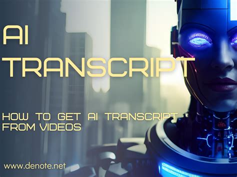 How To Get AI Transcript From Videos