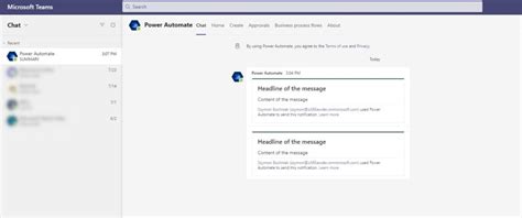 Power Automate Send Chat Messages In Microsoft Teams