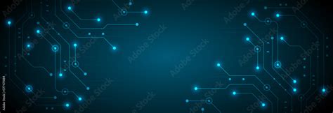 Circuit Technology Background Stock Vector Adobe Stock