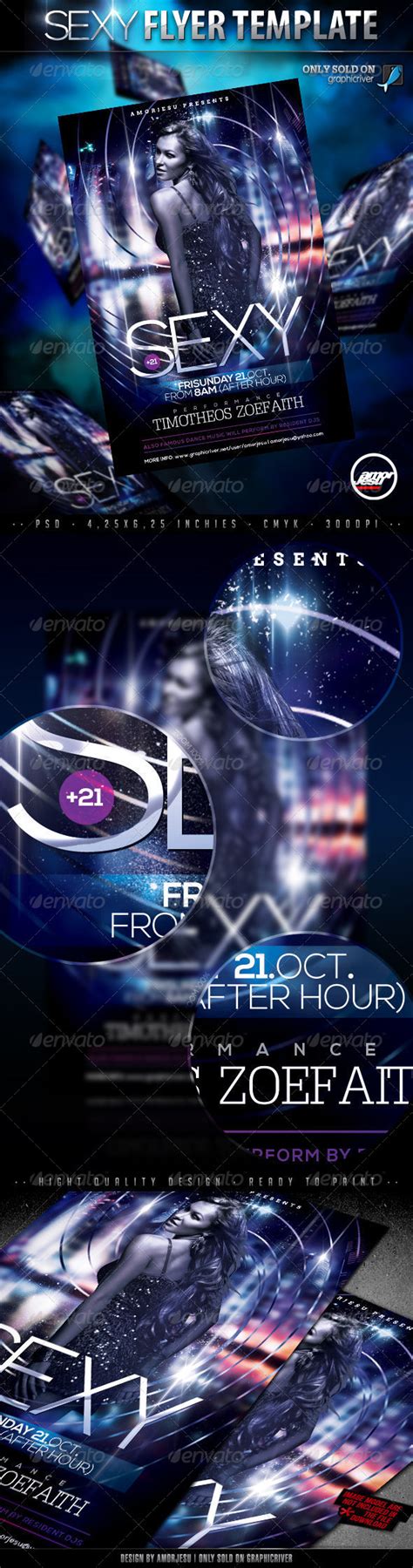Sexy Flyer Template By Amorjesu Graphicriver