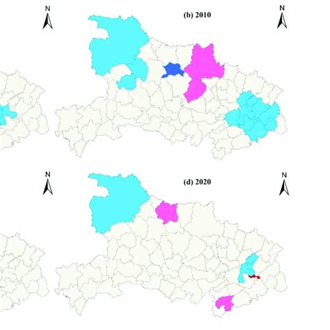 spatial distribution of clue in hubei province download scientific