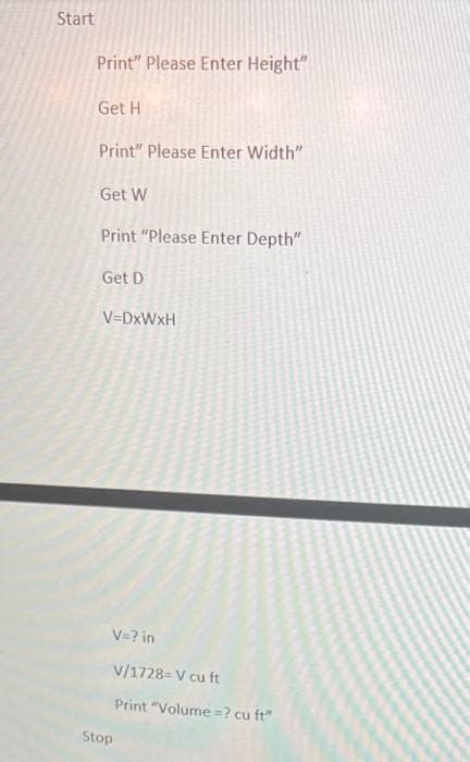 Solved You Will Use The Pseudocode And Flowchart For The Chegg