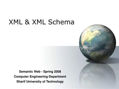 Ppt Xml And Xml Schema Powerpoint Presentation Free Download Id4297889