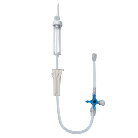 Iv Infusion Sets Polyfusion Vented Set With Threeway Stop Cock