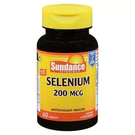 Sundance Selenium Tablets 200 Mcg 60 Tabs By Sundance £1790 Picclick Uk