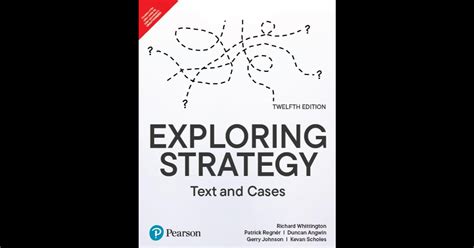 Exploring Strategy Text And Cases 12th Edition Padhega India