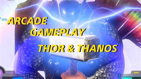 Marvel Vs Capcom Infinite Thor Thanos Arcade Run Youtube