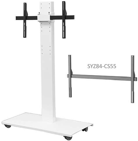 Avfi Syz84 Cs55 W Economy Lcd Monitor Stand For Cisco Spark Board 55 White Touchboards