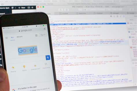 Inspecting Safaris Web Browser On A Mobile Device