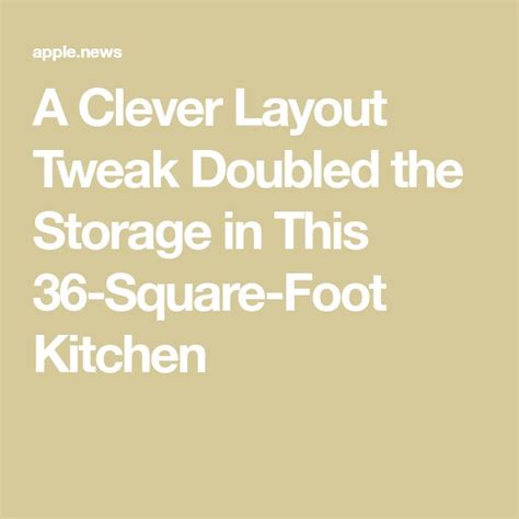 Clever Layout Tweak Doubles Storage In Small Kitchen