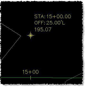 Alignment Label Station Offset With Elevations Applied Software GRAITEC Group