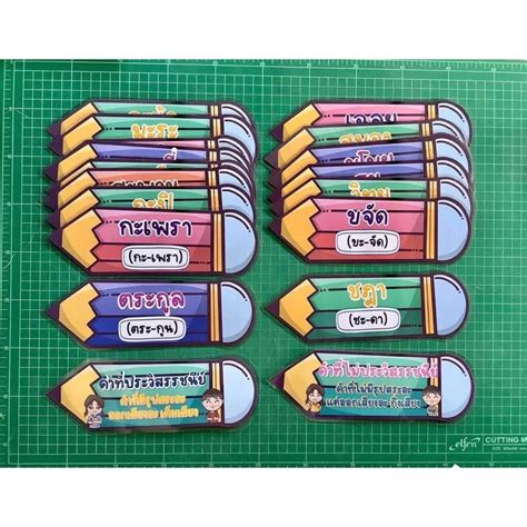 ดินสอยักษ์คำที่ประวิสรรชนีย์คำที่ไม่ประวิสรรชนีย์ Praowarin Thaipick